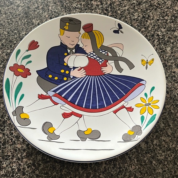 WAECHTERSBACH | Art | Rare Find Children Dancing Waechtersbach Western ...